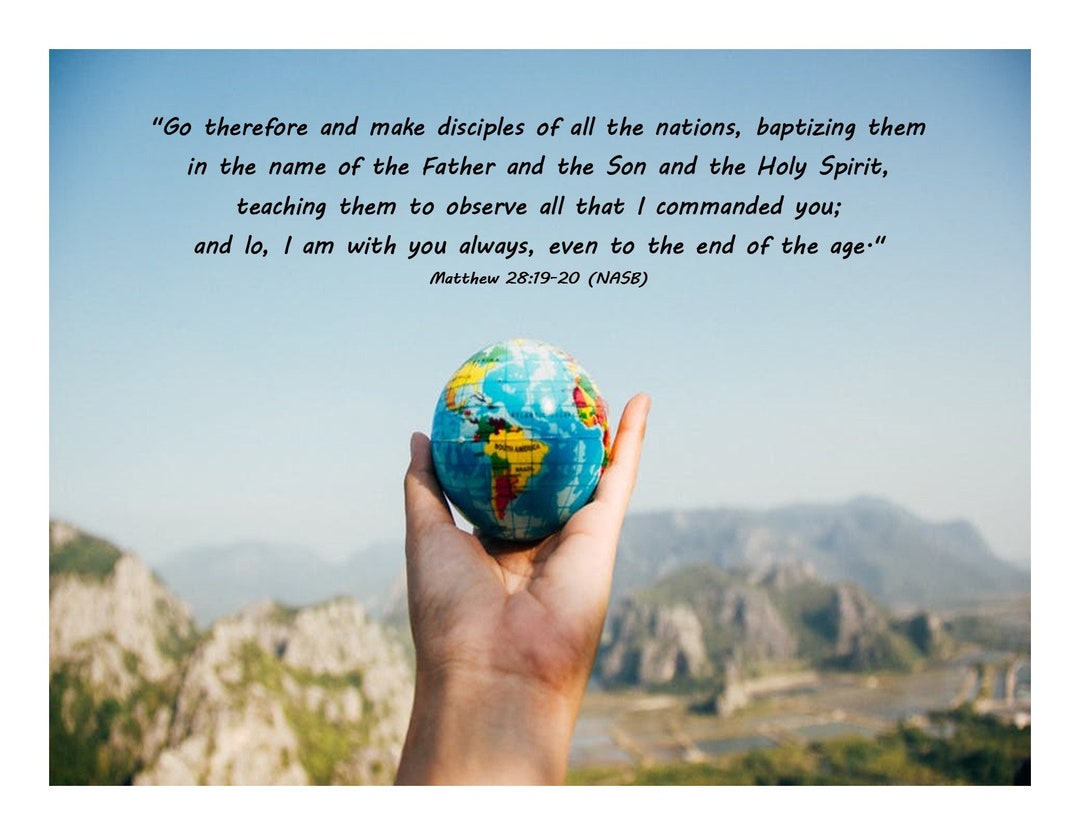 Matthew 28:19-20 - Etsy