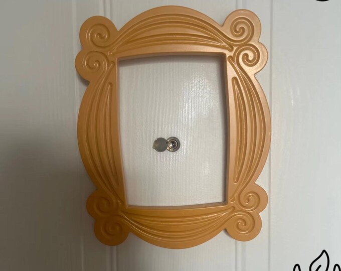 TV Series Friends Monica Door Frame | Handmade Yellow Wood Photo Frame ...