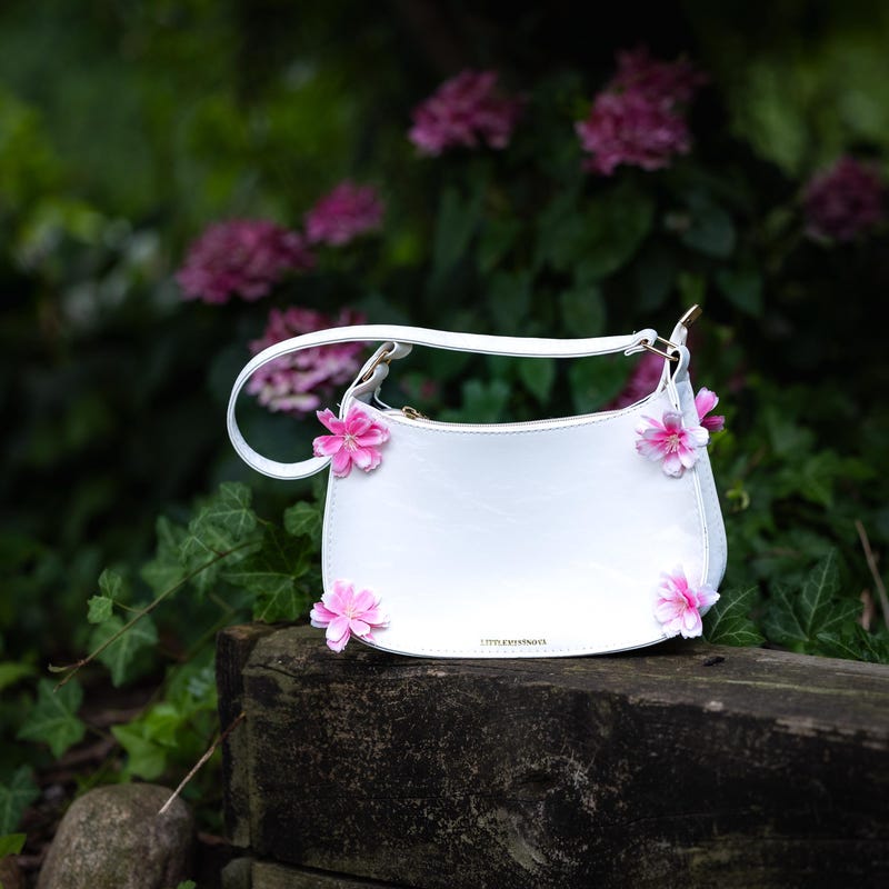 Floral Shoulder Bag - Etsy