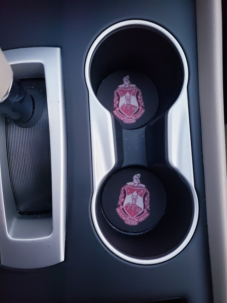 Delta Sigma Theta, Sorority, Car Accessories, Car Decor, Car Coasters ...