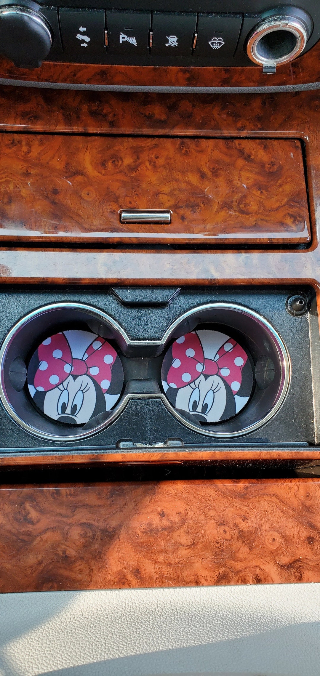 Minnie Mouse,minnie Decor,mickey Coasters,coaster Sets,car Decor,car ...