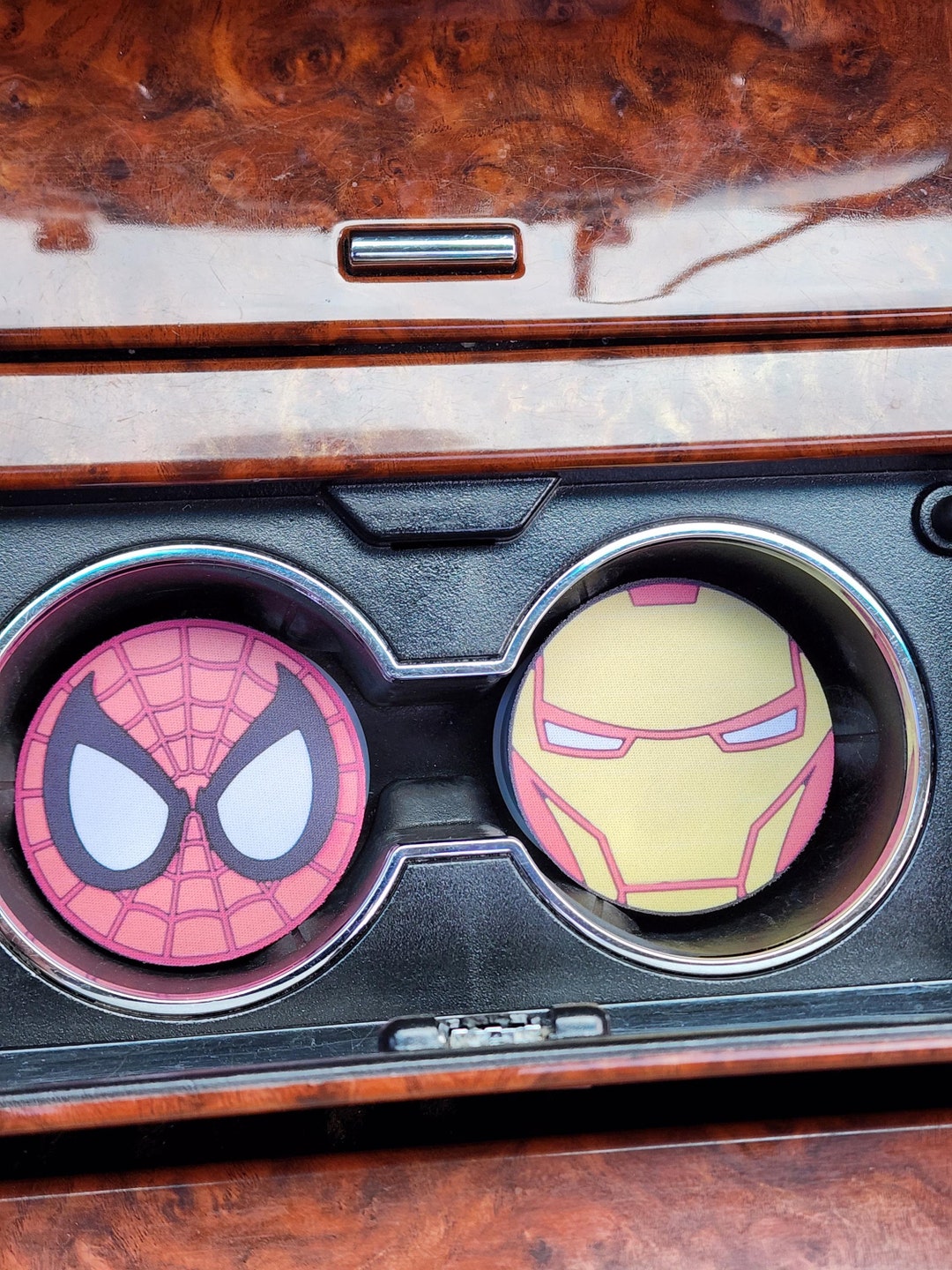 Iron Man,spiderman,car Accessories,car Decor,car Coasters,coaster,auto ...