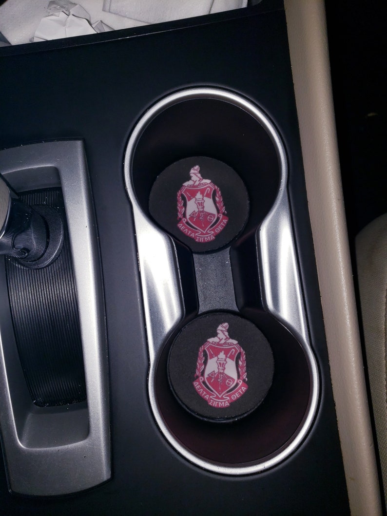Delta Sigma Theta, Sorority, Car Accessories, Car Decor, Car Coasters ...