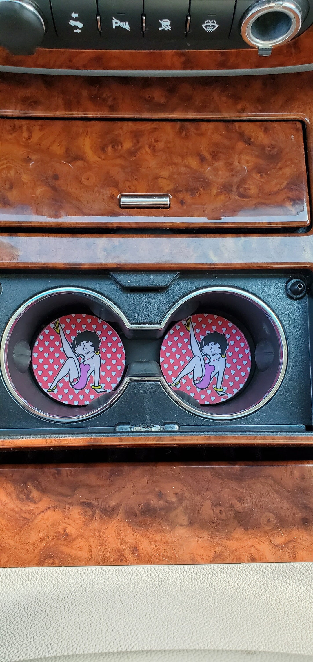 Betty Boop,betty Boop Decor,car Accessories, Car Decor,car Coasters ...