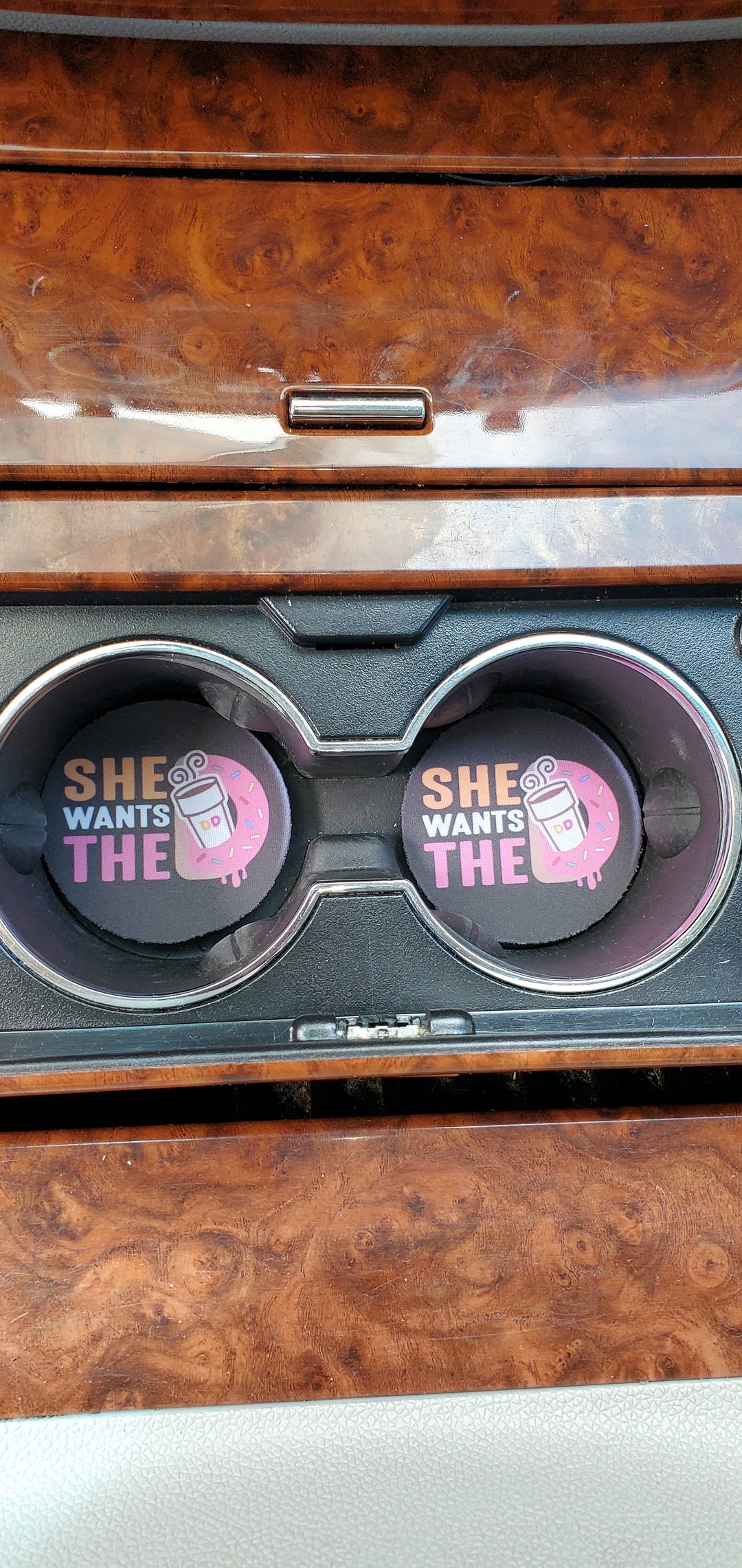 She Wants the D,dunkin Donuts,coaster Set,car Accessories,car Decor ...