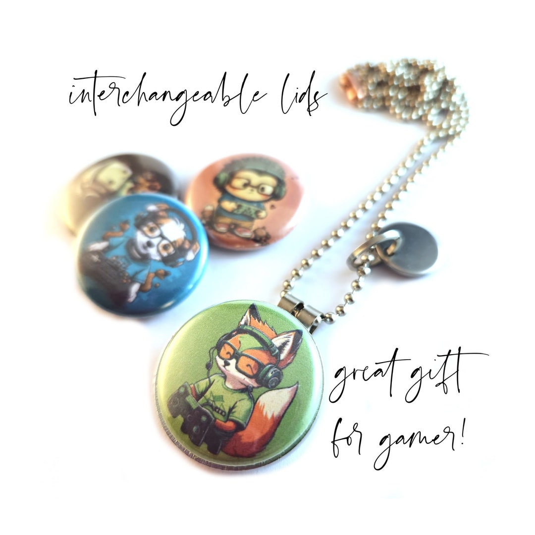 Boy Back to School Gamer Locket • Confidence Builder • Gamer Necklace ...