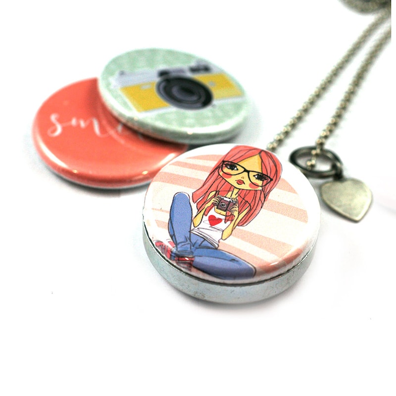 Camera Locket - Etsy