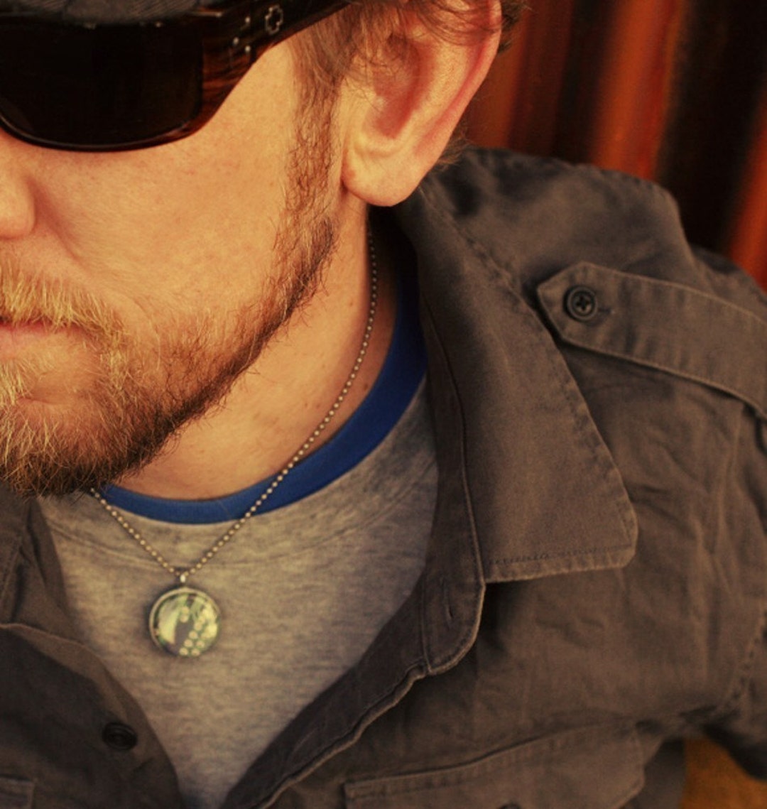 Geek Necklace, Computer Circuit Board Locket for Dad or Tech Fan, Eco ...