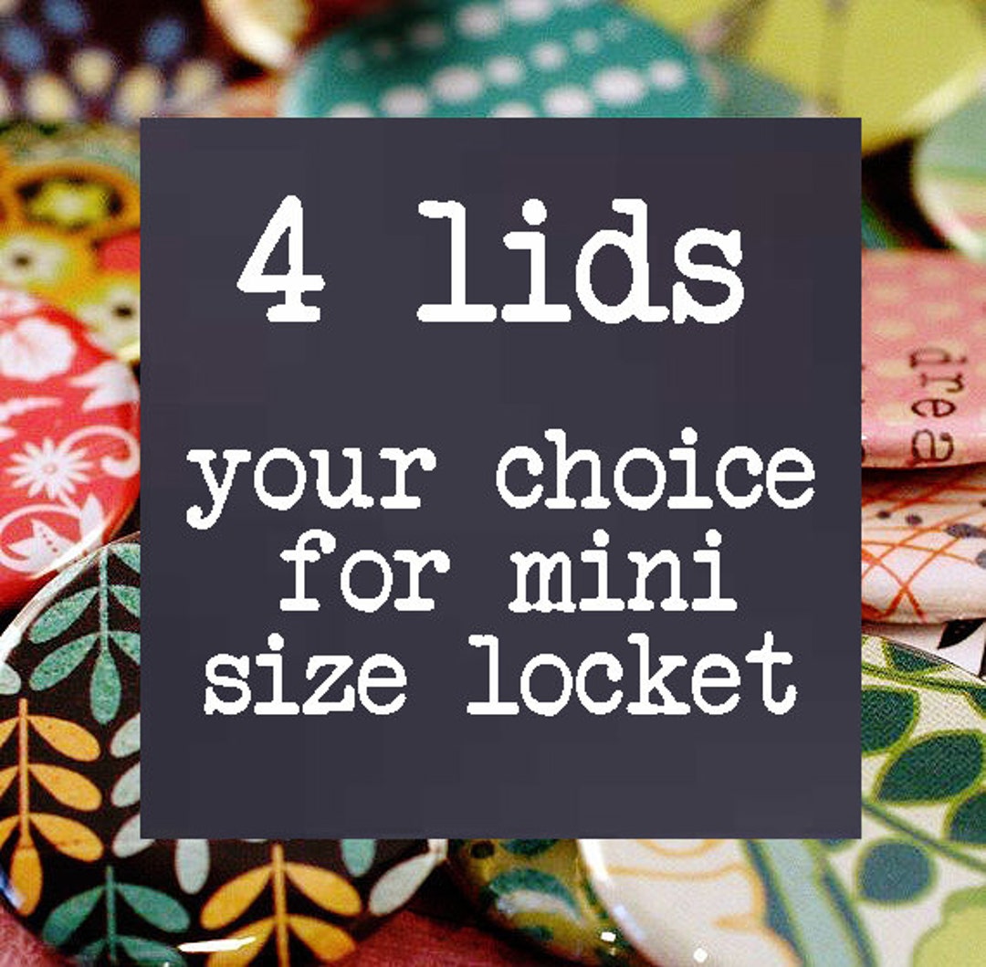 XTRA Mini Lids for Polarity Recycled Magnetic Locket Set Mini Size ...