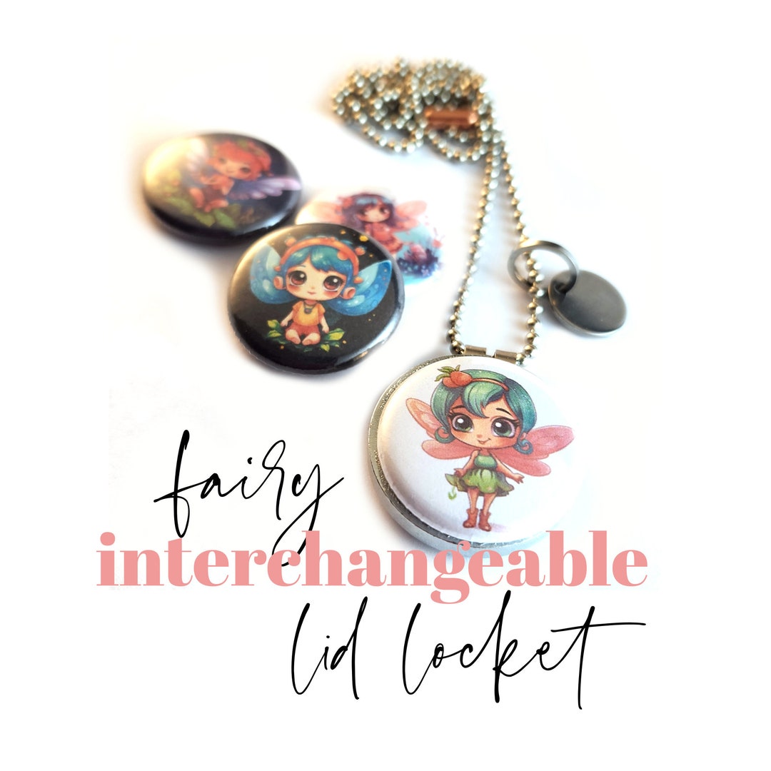 Fairy Necklace Locket for Girls • Fairy Gift for Girl • Magical Fairy ...