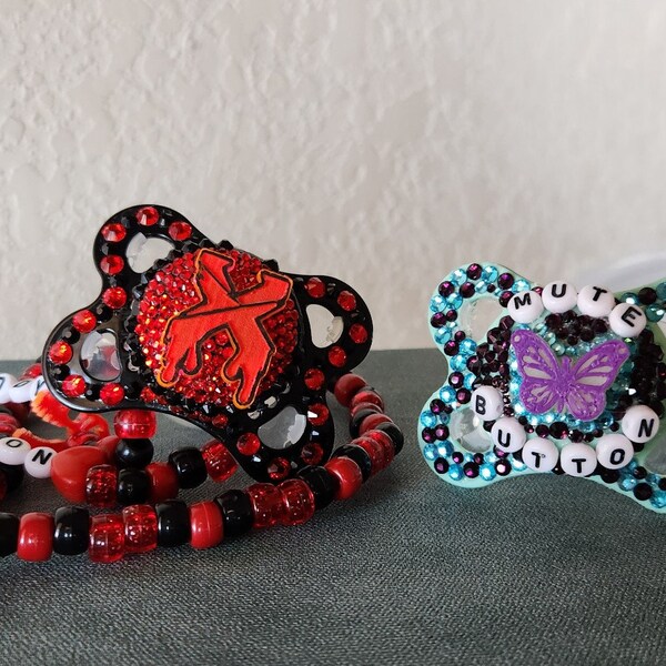 Adult Pacifier Deco Custom - Etsy