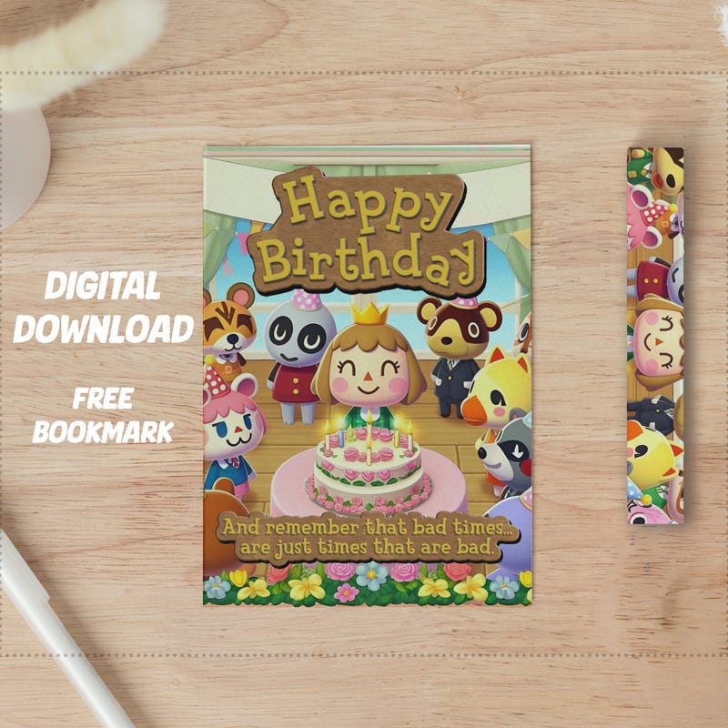 Nintendo Birthday Card - Etsy