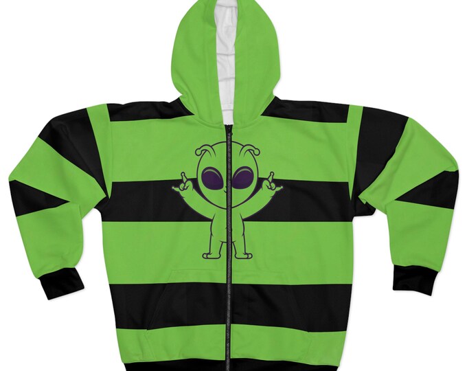 UFO Cardigan Outer Space Flying Saucer Unisex V-neck Cardigan With ...