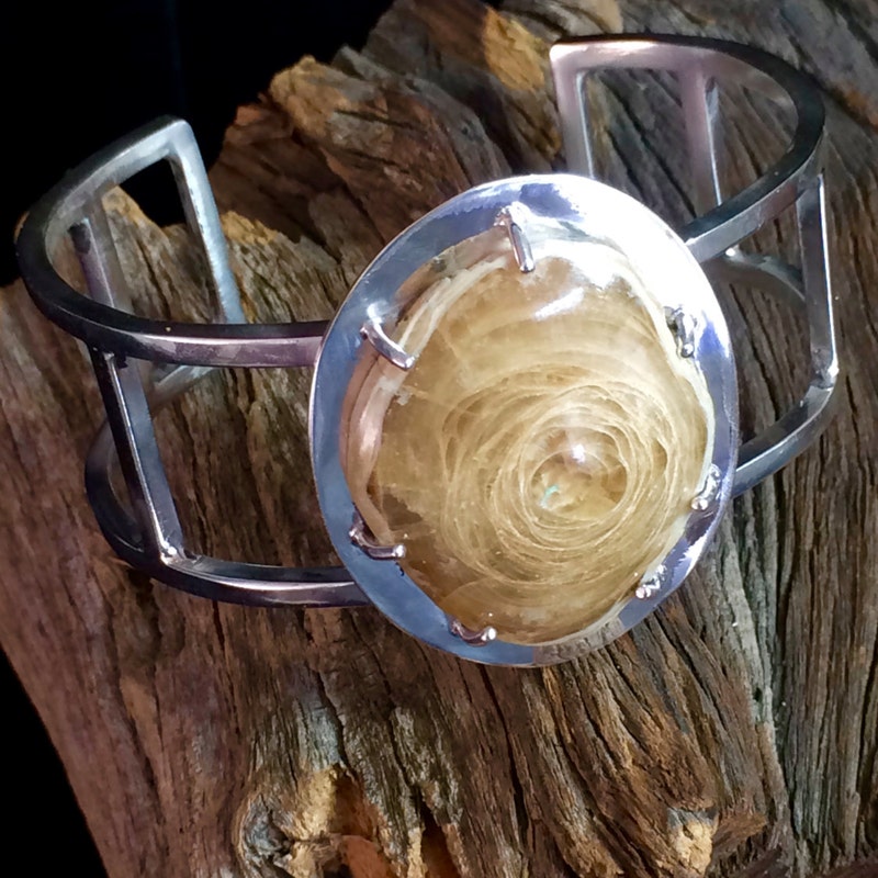 Wood Silver Jewelry - Etsy