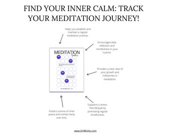 Meditation Tracker | INSTANT DOWNLOAD | Daily Meditation Journal ...