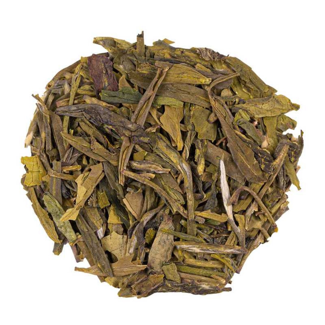 Organic China Long Jing Tea lung Ching/dragon Well - Etsy