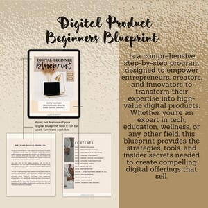 Digital Product Beginners Blueprint - Etsy
