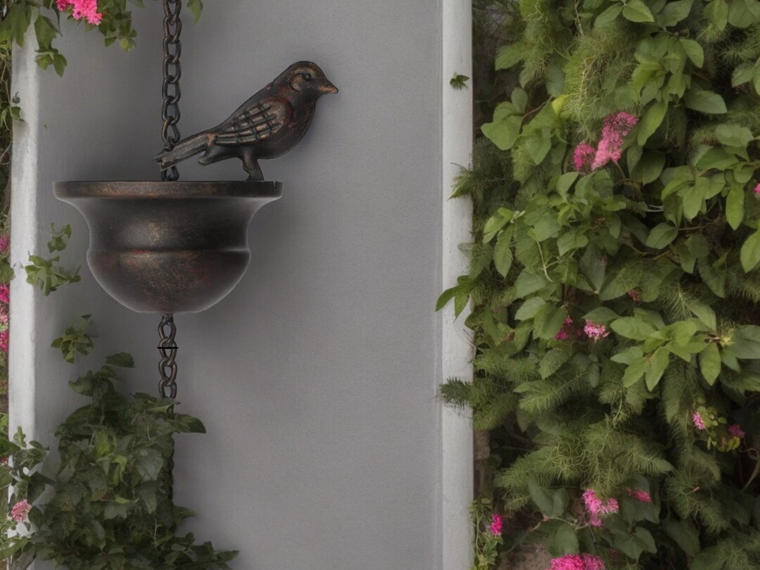 Rainwater Catcher Decorative | Gutter Roof Drainage | Garden Outdoor ...