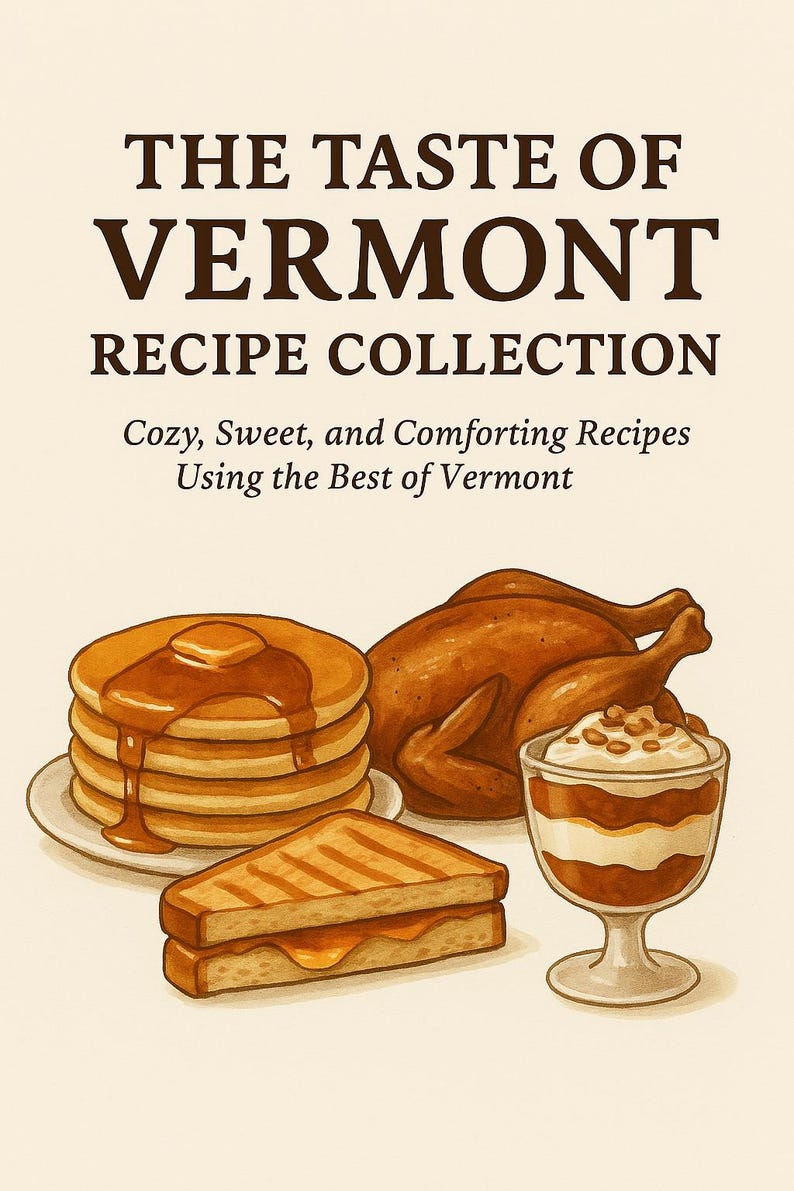 Vermont Recipe Collection: Maple, Apple Butter, Coffee (digital ...