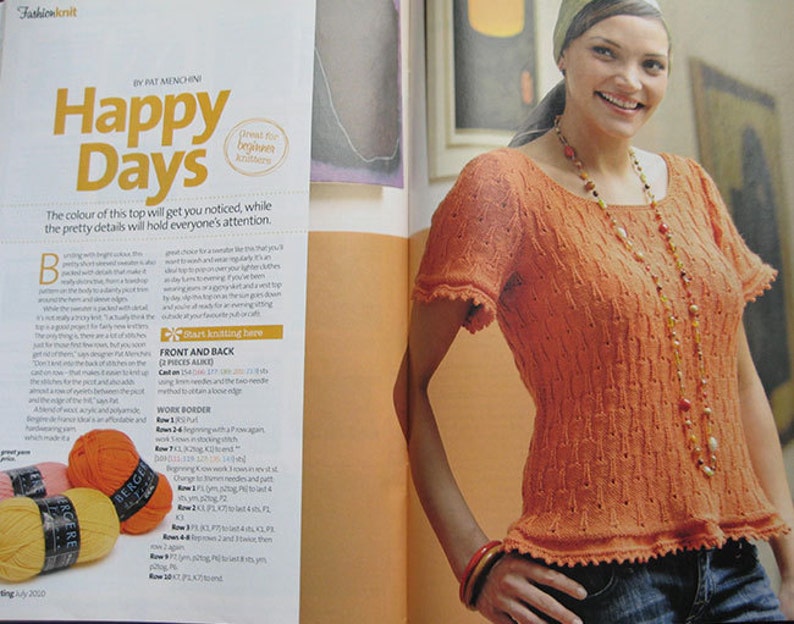 Simply Knitting Pattern Magazine UK - Etsy