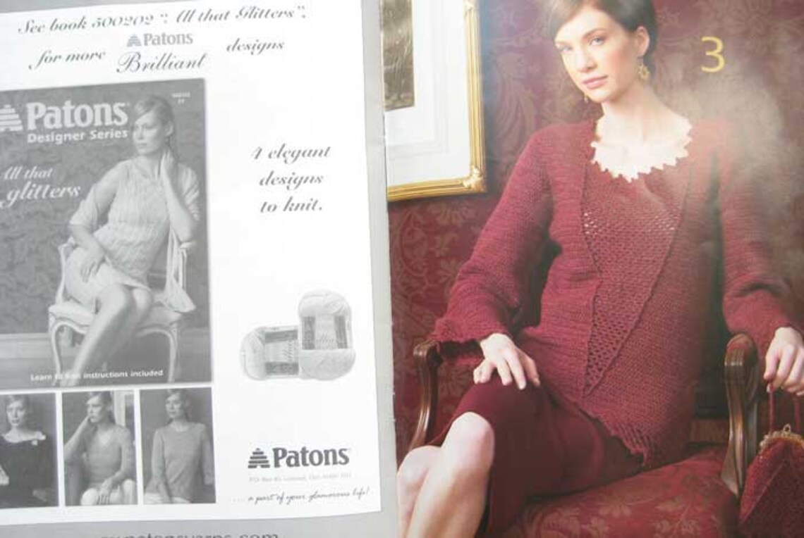 Patons Designer Series Crochet Pattern Book - Etsy