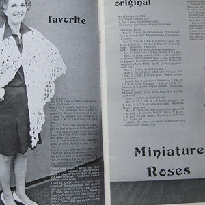 Vintage Crocheted Favorites & Originals Jessie Abularach Pattern Book ...