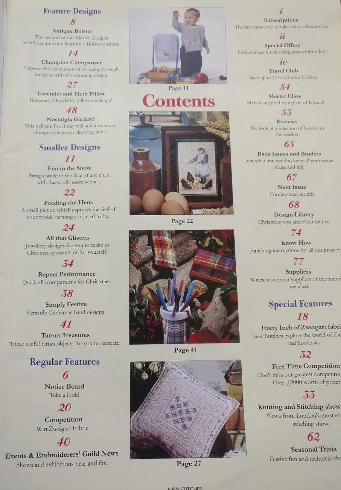 Mary Hickmotts New Stitches Magazine No 21 - Etsy