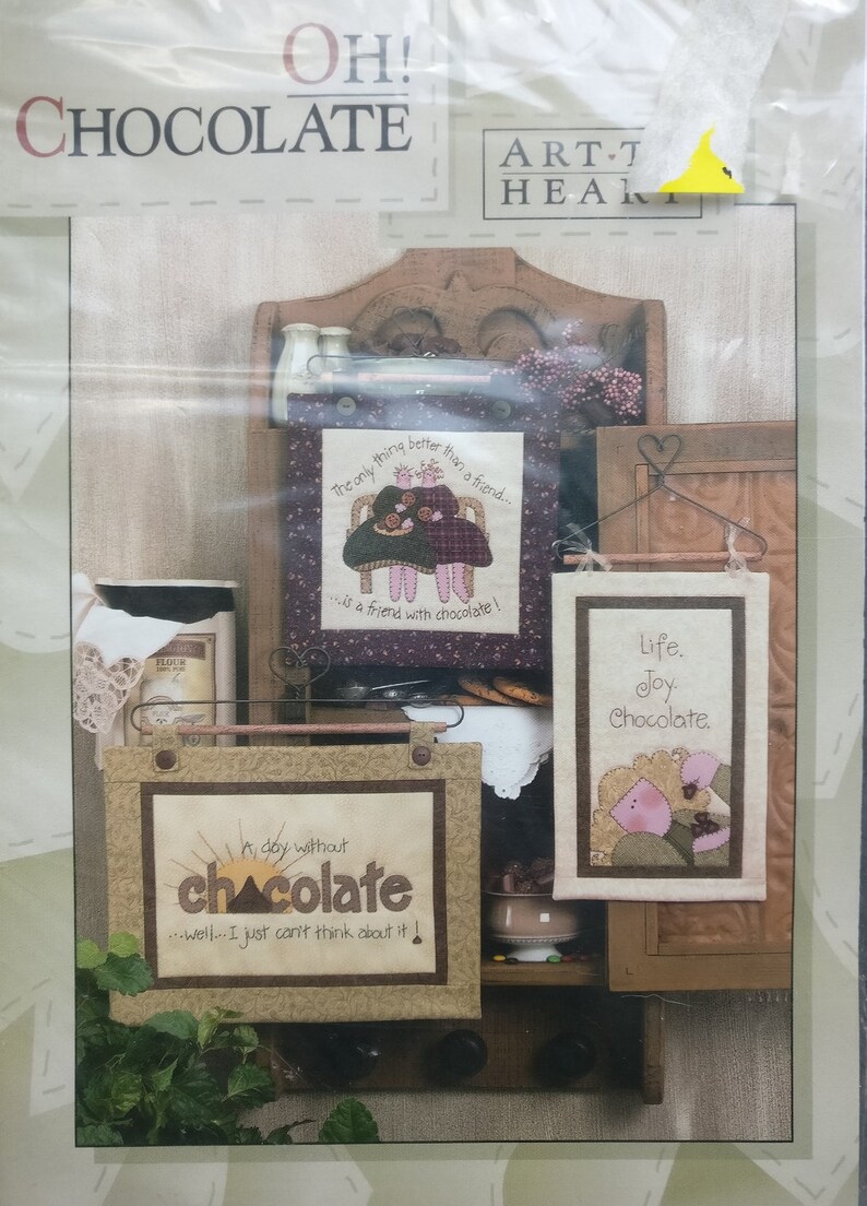 Oh Chocolate Applique Wall Quilt Pattern by Art to Heart - Etsy