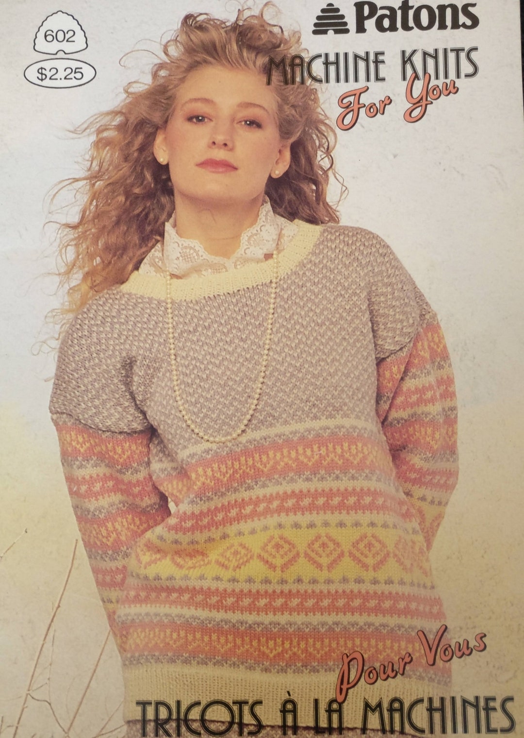 Patons Machine Knitting for You Pattern Book 602 - Etsy