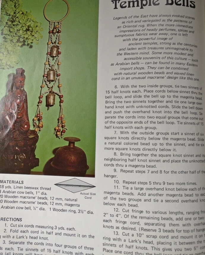 How to Macrame With Small Cords Pattern Book - Etsy