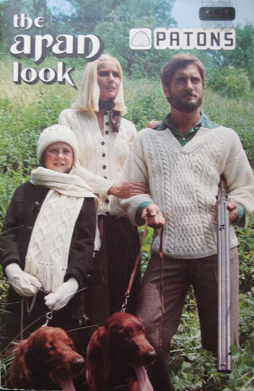 Patons Aran Sweater Knitting Pattern Book 411 - Etsy