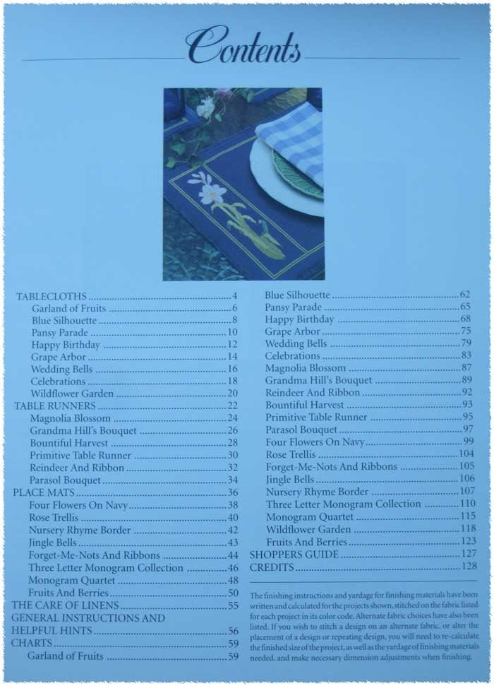 Classic Linens Counted Cross Stitch Pattern Book - Etsy