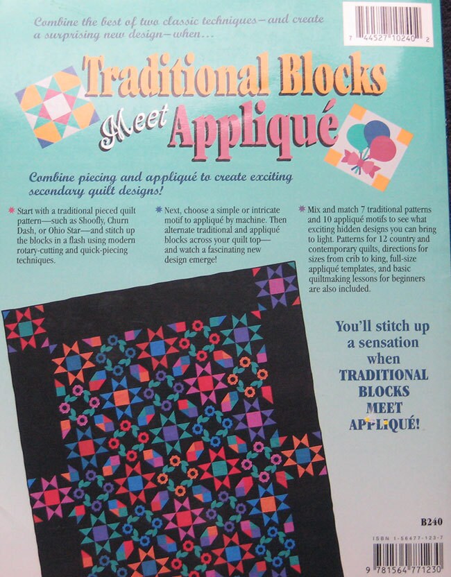 Traditional Blocks Meet Applique Quilt Pattern Book - Etsy