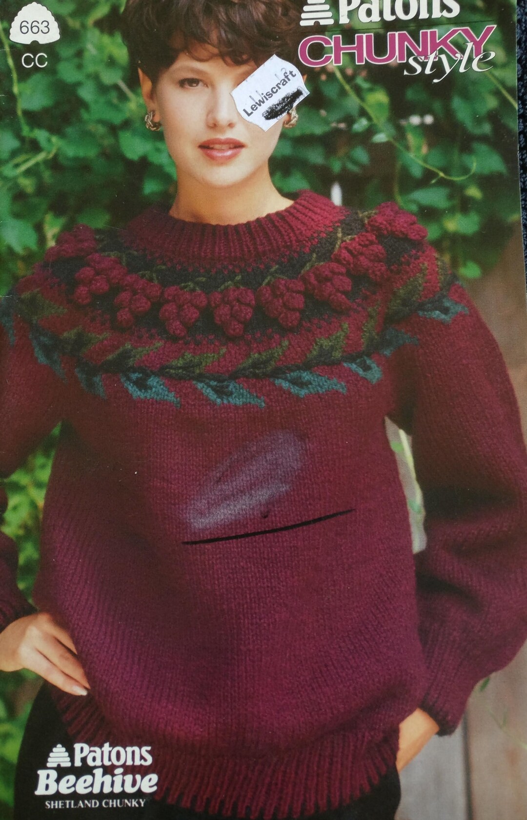 Patons Beehive Chunky Knitting Sweater Pattern Book 663 - Etsy