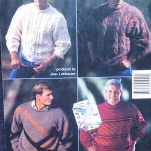 Designer Sweaters for Men Knitting Pattern Book - Etsy