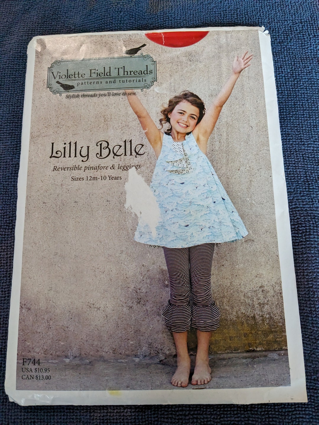 Violette Field Threads Lilly Belle Girls Pinafore Leggings Pattern - Etsy