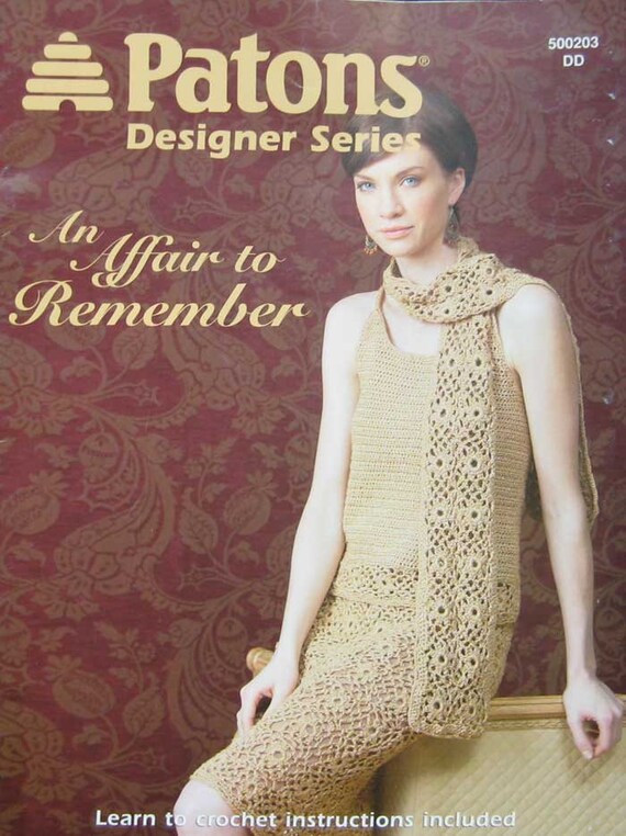 Patons Designer Series Crochet Pattern Book | Etsy