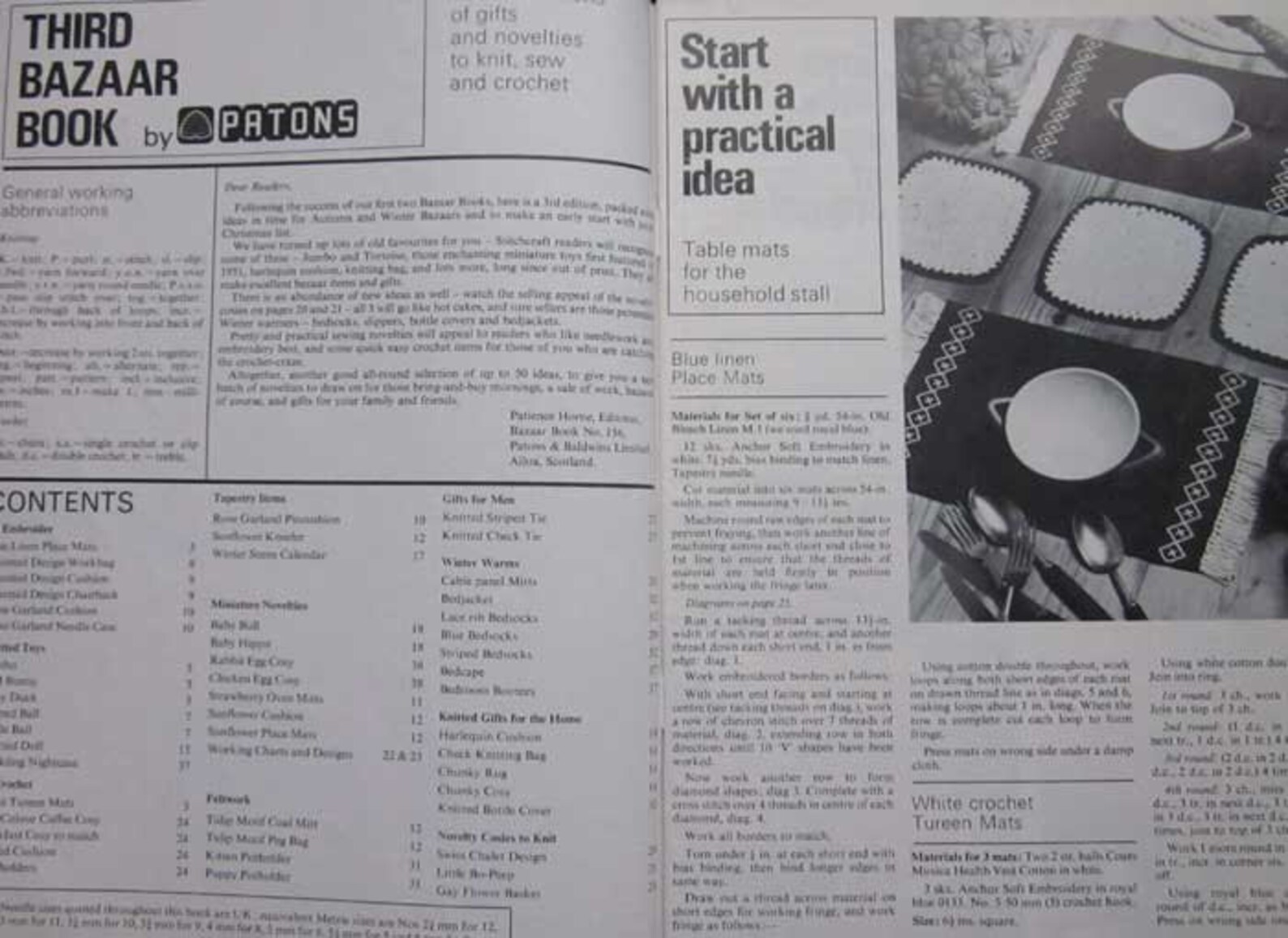 Patons Bazaar Toys Knitting Pattern Book - Etsy