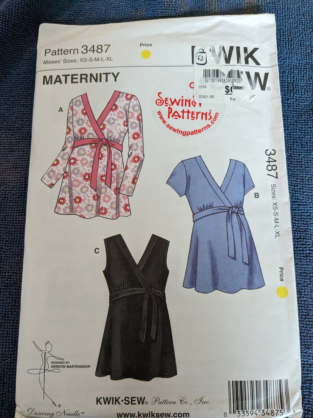 Kwik Sew Misses Maternity Top Pattern 3487 - Etsy