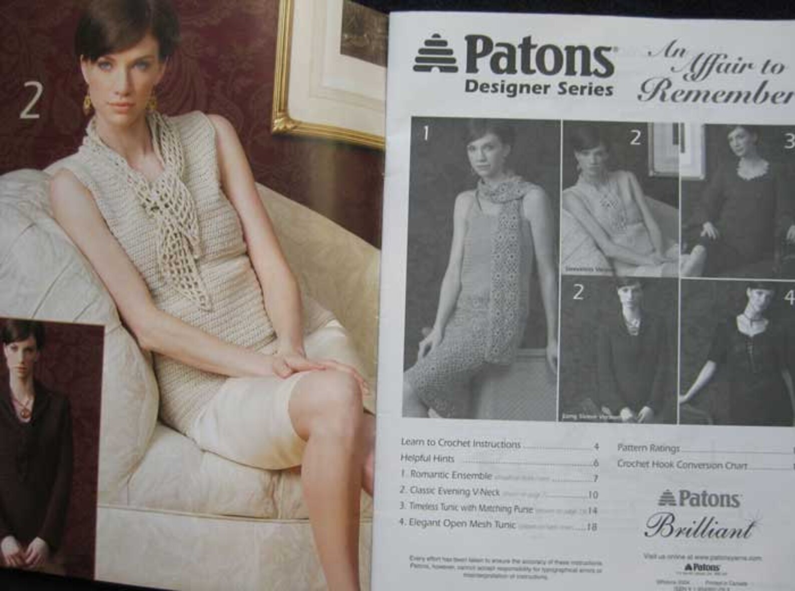 Patons Designer Series Crochet Pattern Book - Etsy