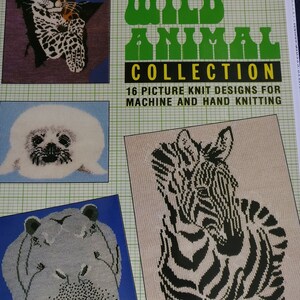 The Kilford Wild Animal Collection Machine Knitting Pattern Book - Etsy
