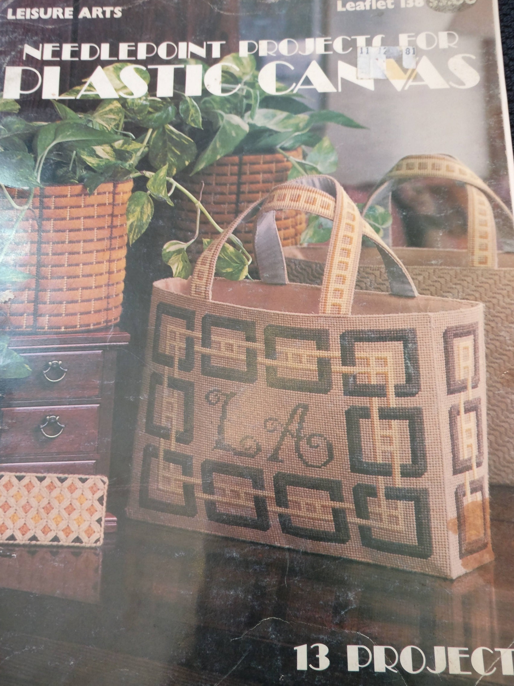 Needlepoint Projects for Plastic Canvas Book by Leisure Arts - Etsy