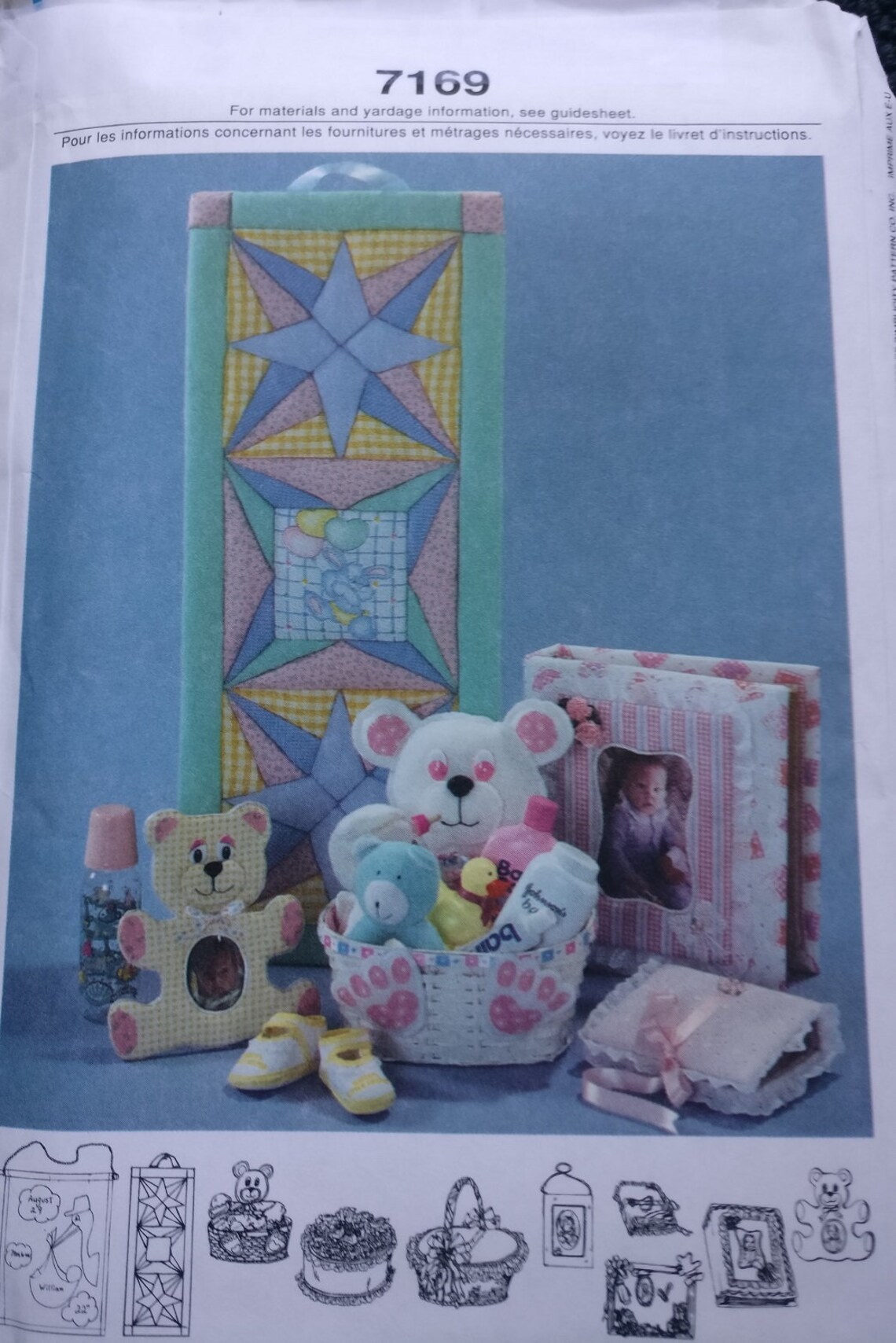 Simplicity Crafts Baby Birth Announcement Pattern 7169 - Etsy