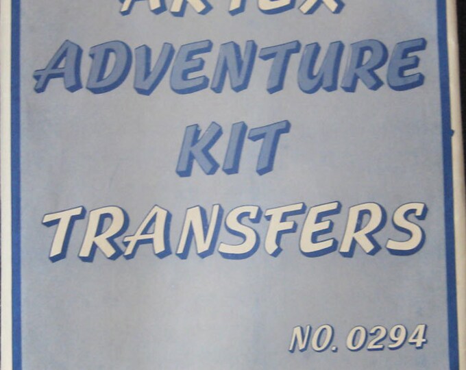 Vintage Artex Iron on Adventure Transfers Pattern - Etsy