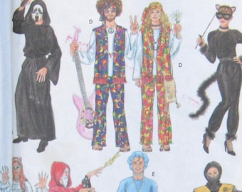 Simplicity Easy No Sew Adult Costume Ninja Zombie Pattern 8641 | Etsy