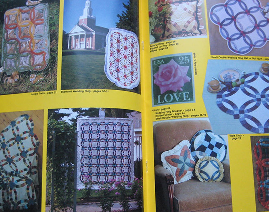 Double Wedding Ring Design Variations Quilt Pattern Book by | Etsy