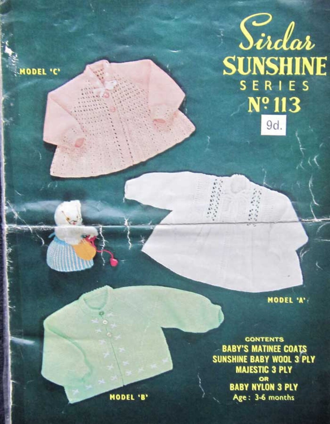 Sirdar Baby Matinee Coat Pattern Book - Etsy