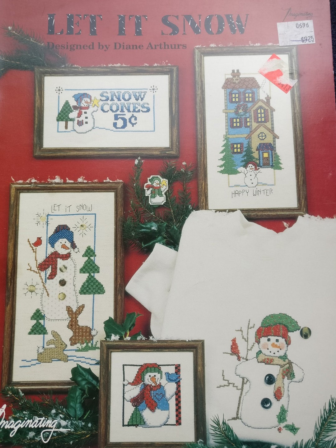 Let It Snow Cross Stitch Pattern by Imaginating - Etsy