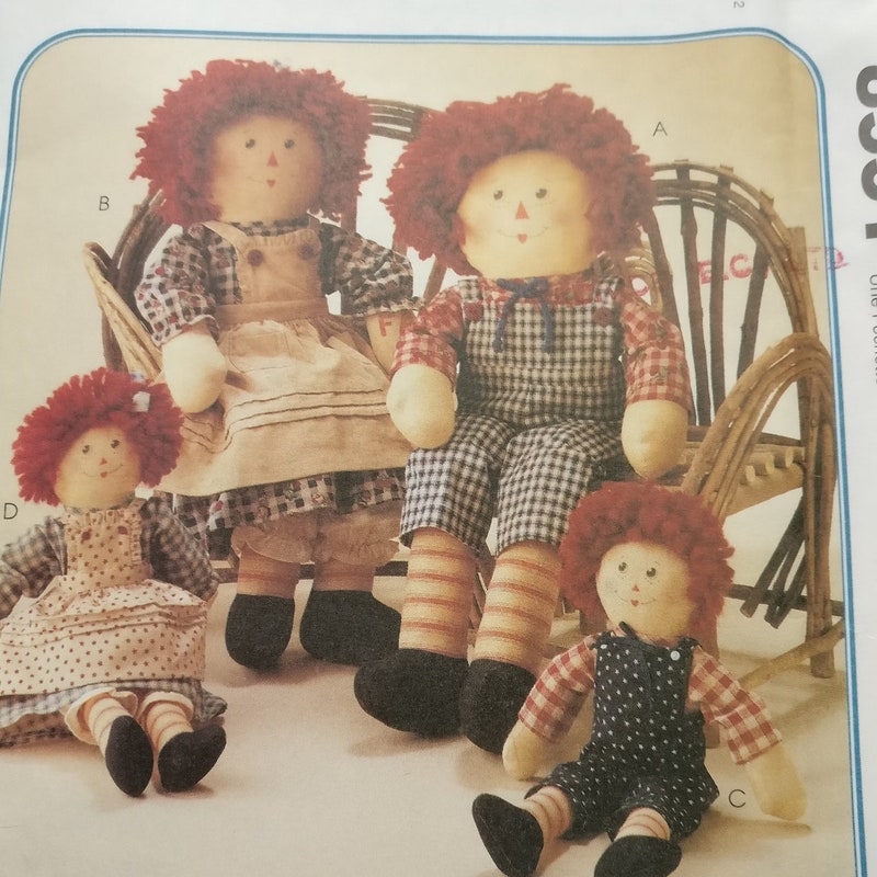 Raggedy Doll Pattern - Etsy