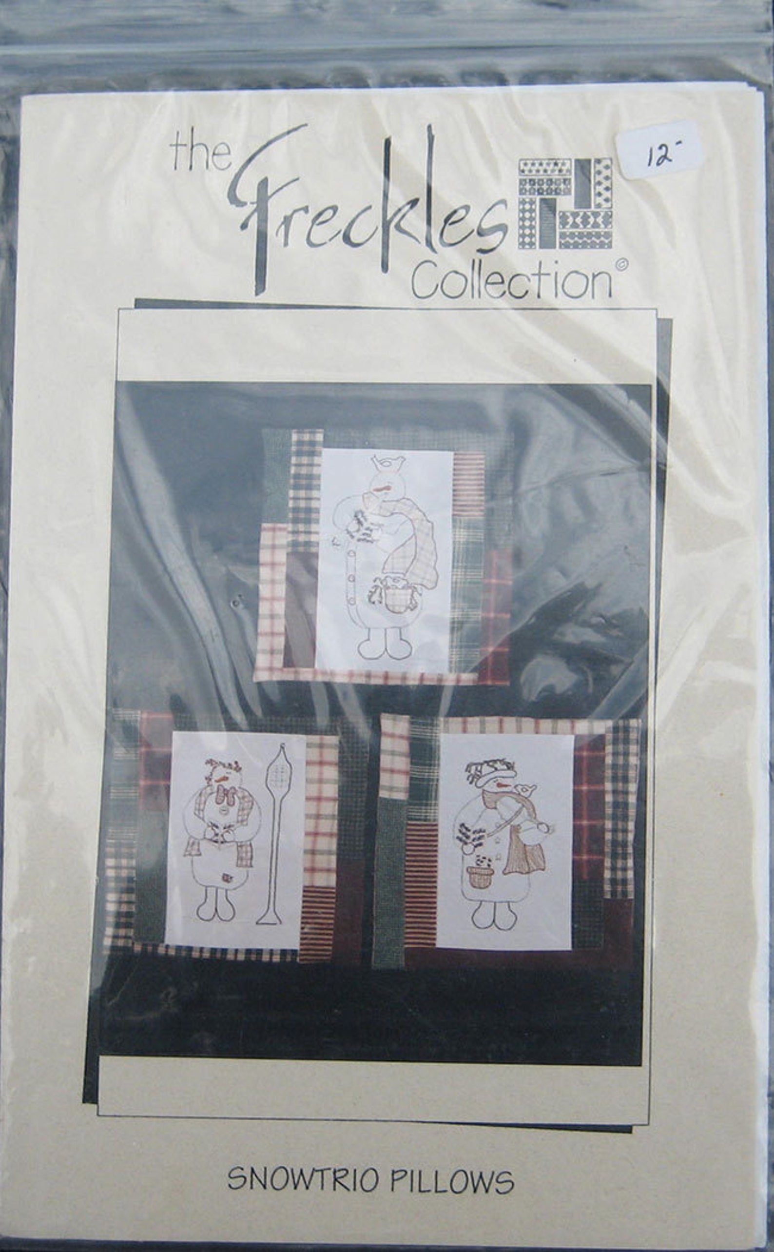 Freckles Stitchery Embroidery Snowman Pattern - Etsy